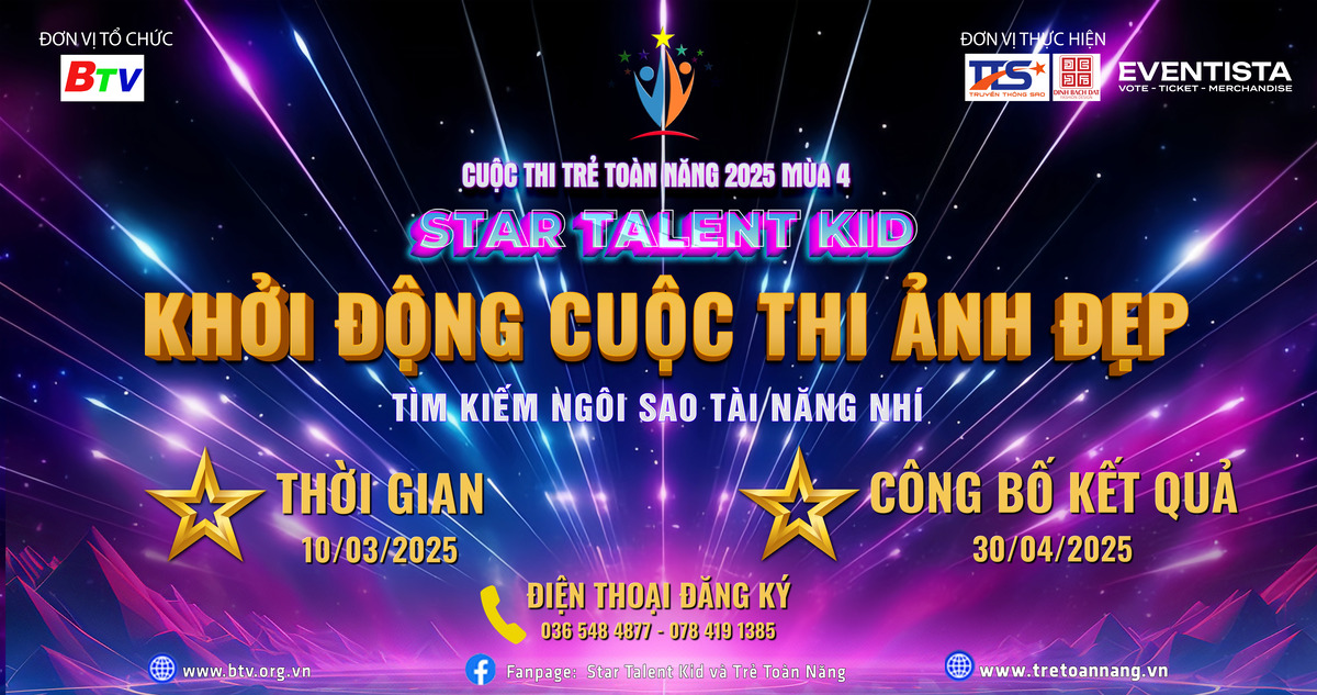 BÌNH CHỌN CUỘC THI ẢNH ĐẸP – STAR TALENT KID 2025 (MÙA 4)