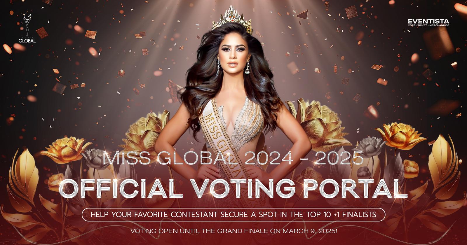 Voting instructions Miss Global 2024 - 2025